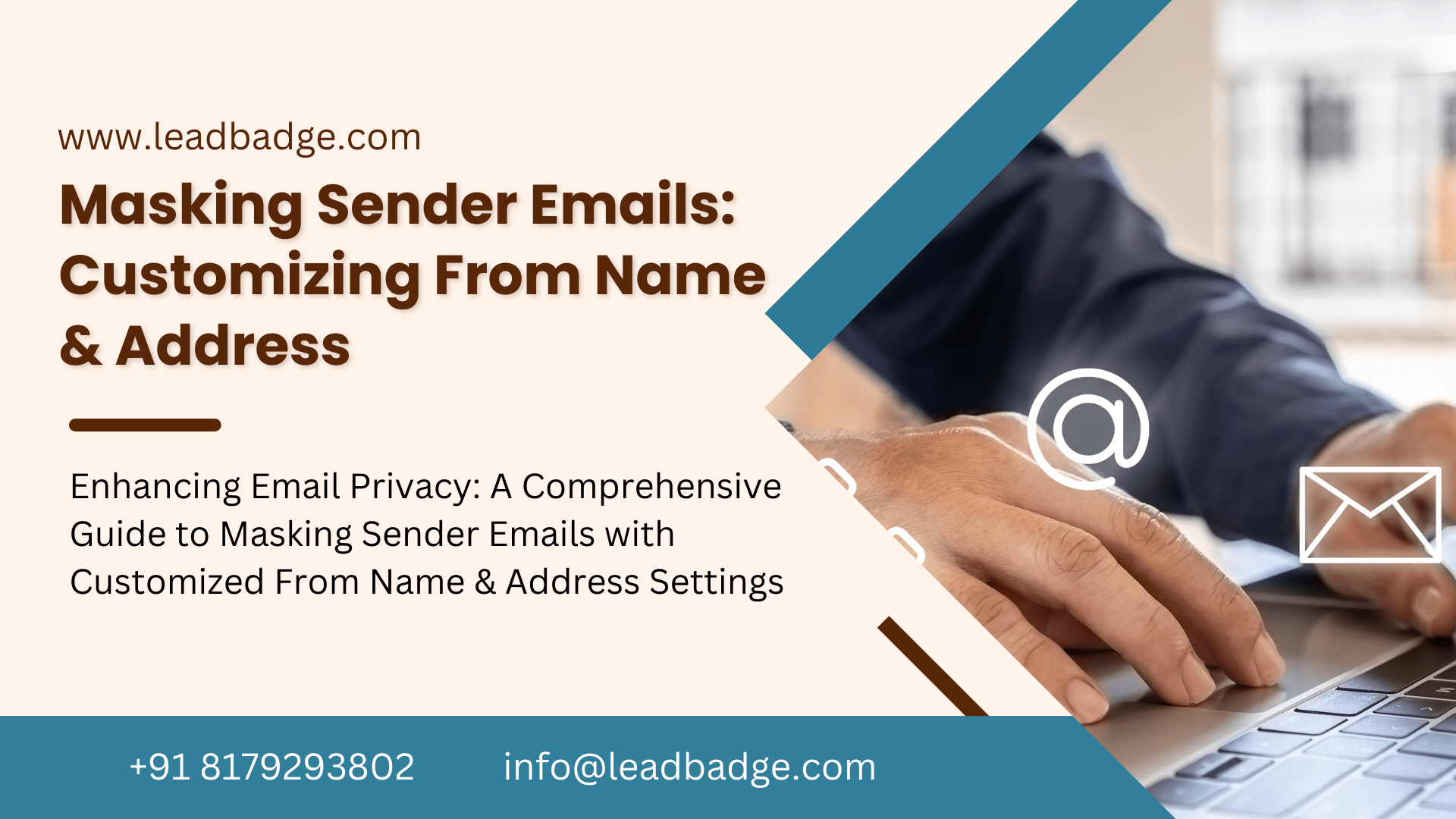 Masking Sender Emails - From Name & Address - LeadBadge